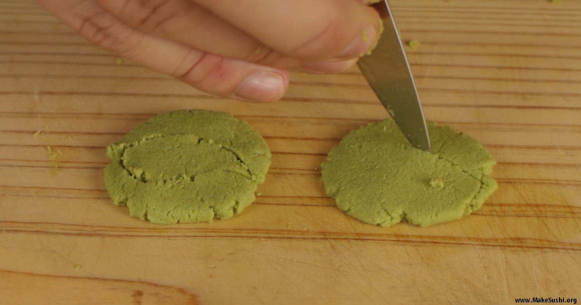 How to make pickled ginger wasabi garnish flower art sushi | Make Sushi